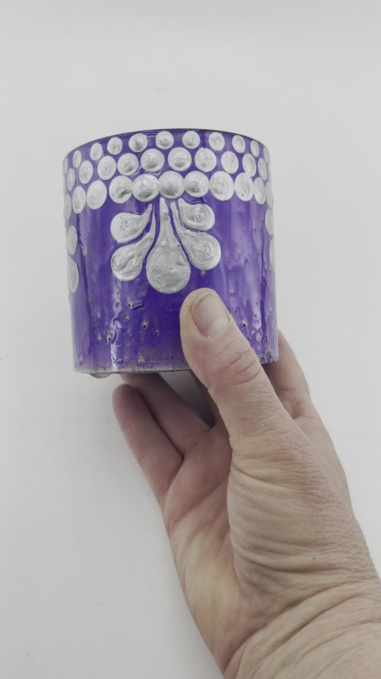 Handmade Deep Purple Plant Pot – Infinite Dot Arts