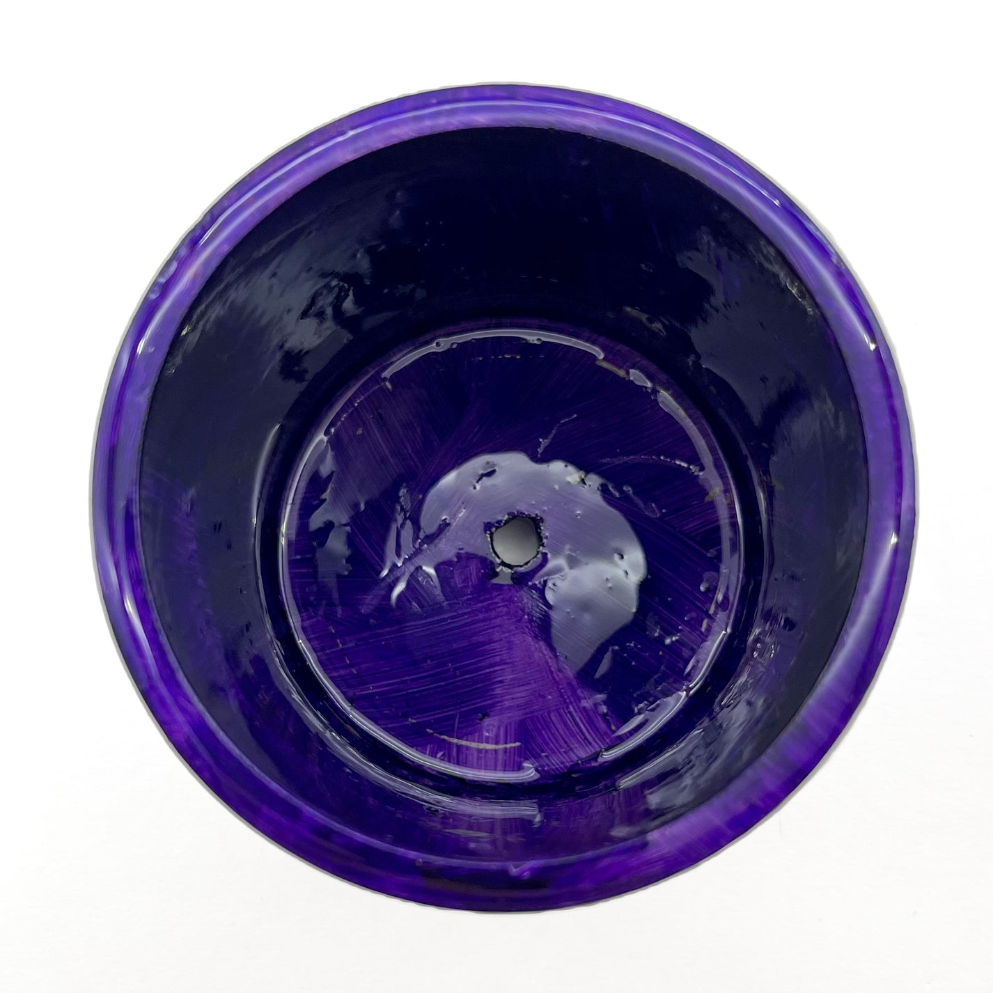 Handmade Deep Purple Plant Pot – Infinite Dot Arts