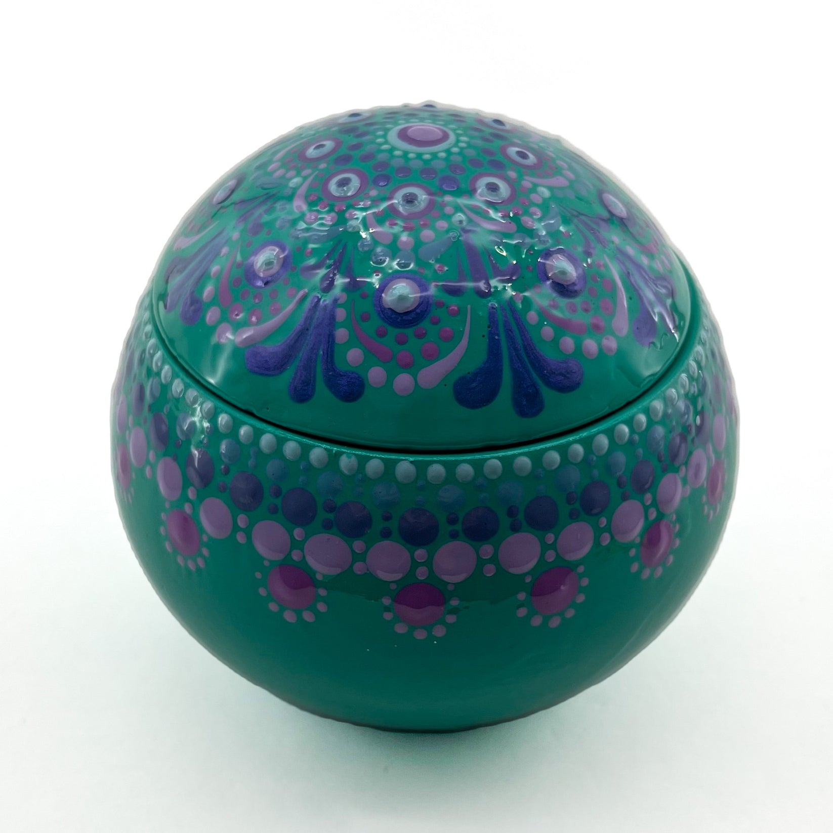 Handmade Minty Trinket Pot – Infinite Dot Arts